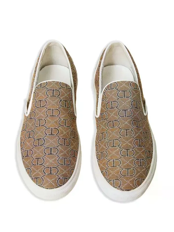 TWINSET Monogram Slip-on Sneakers