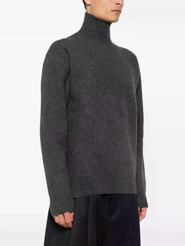JIL SANDER High Neck Knitted Sweater