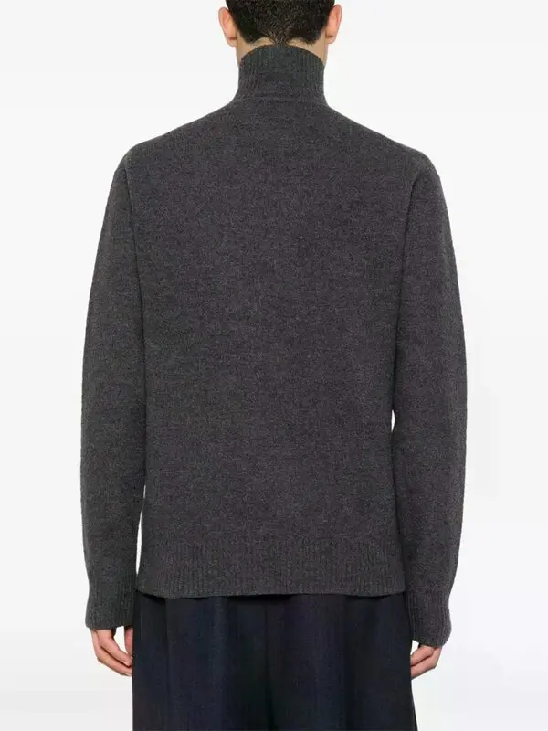 JIL SANDER High Neck Knitted Sweater