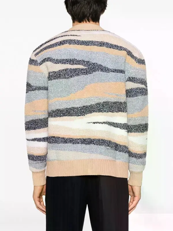 Missoni Zigzag-jacquard Wool Cardigan