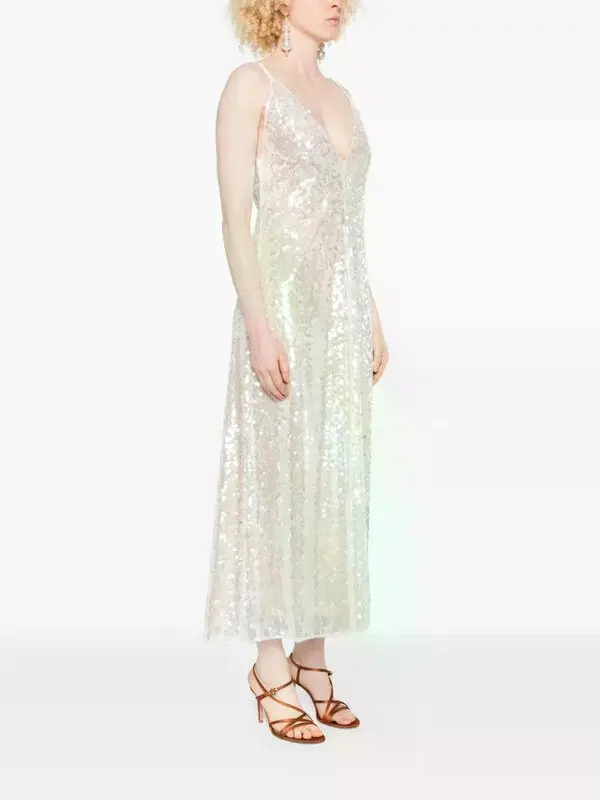 Philosophy Di Lorenzo Serafini Sequined Spaghetti Strap Dress