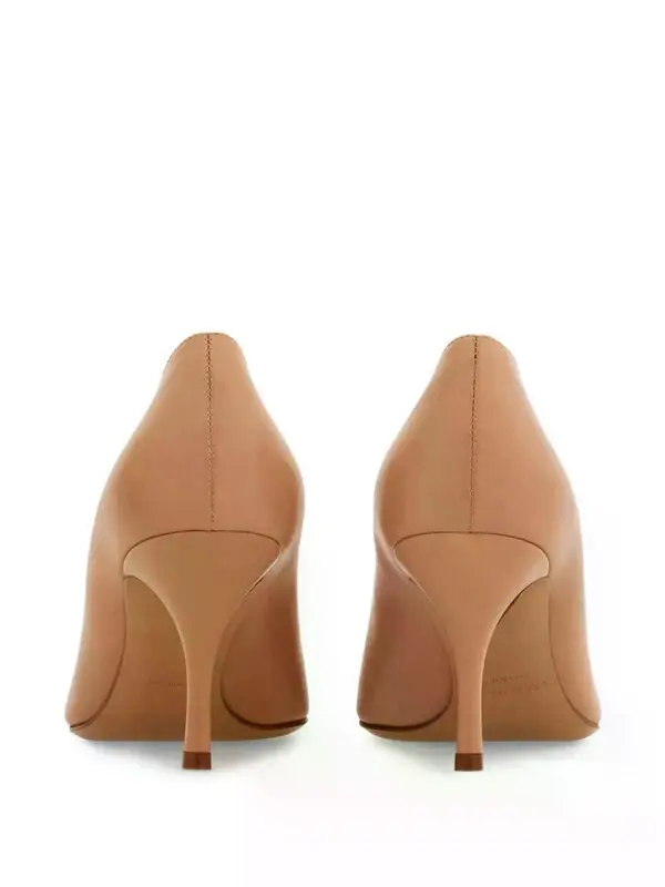 FERRAGAMO Leather Maxi Gancini Pumps
