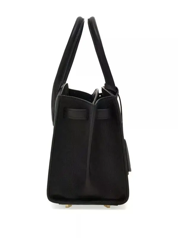 FERRAGAMO Studio Soft Leather Tote Bag - Black