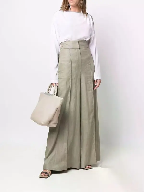 Brunello Cucinelli Silk Cold-shoulder Blouse