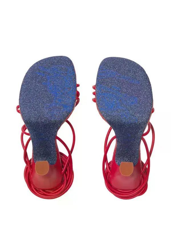 Burberry Ivy Shield 105mm Strappy Sandals