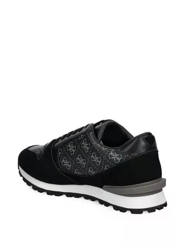 Guess Monogram Print Lace-up Sneakers