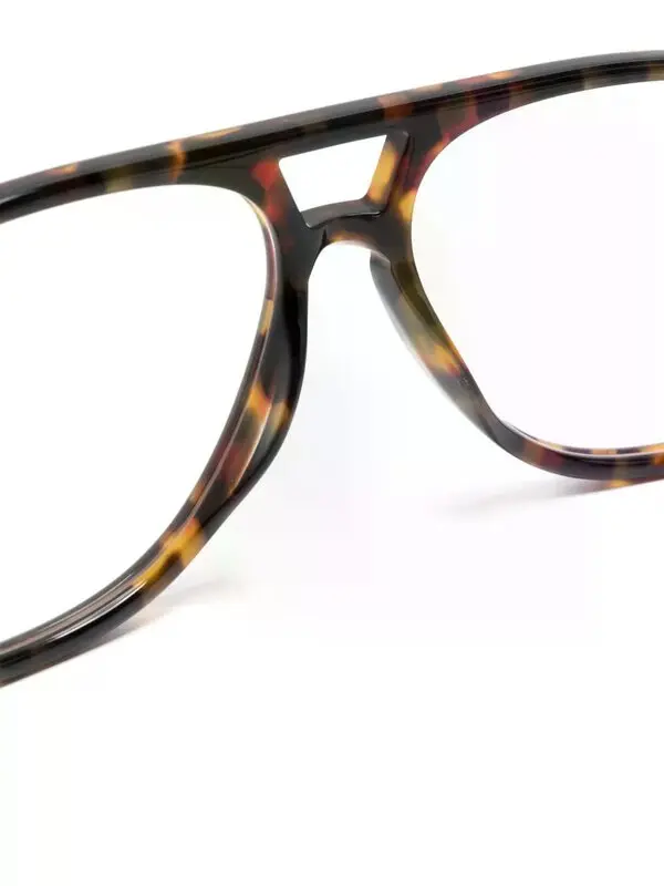 MOSCOT Sheister Pilot-frame Glasses - Brown