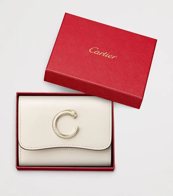 Cartier Mini Panthère De Wallet - White