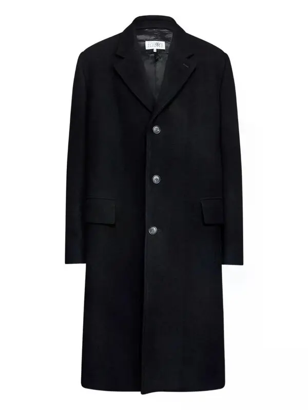 MAISON MARGIELA Single-breasted Coat - Black