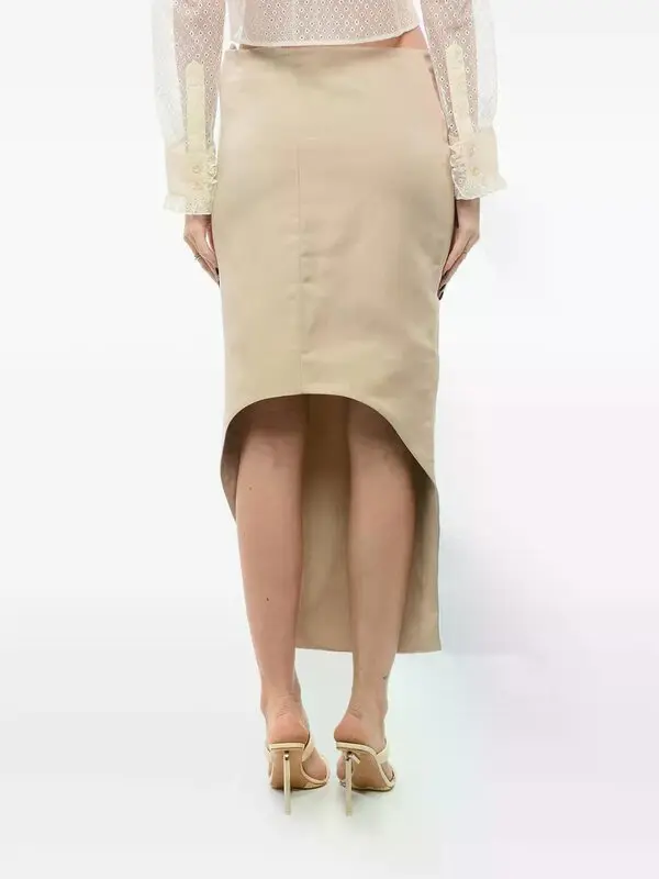 Givenchy Asymmetric Silk Skirt