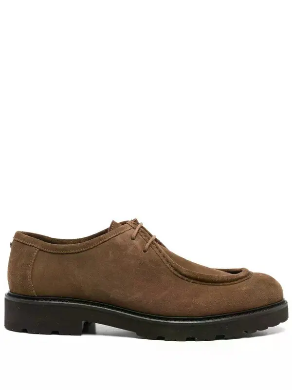 Canali Suede Lace-up Shoes