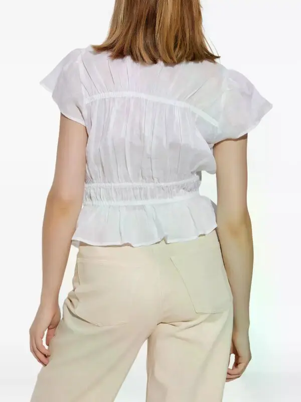 Rag & Bone Ruffled Peplum Blouse