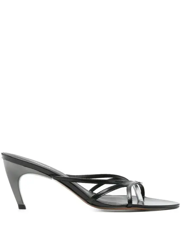 Coperni 80mm Leather Heeled Sandals