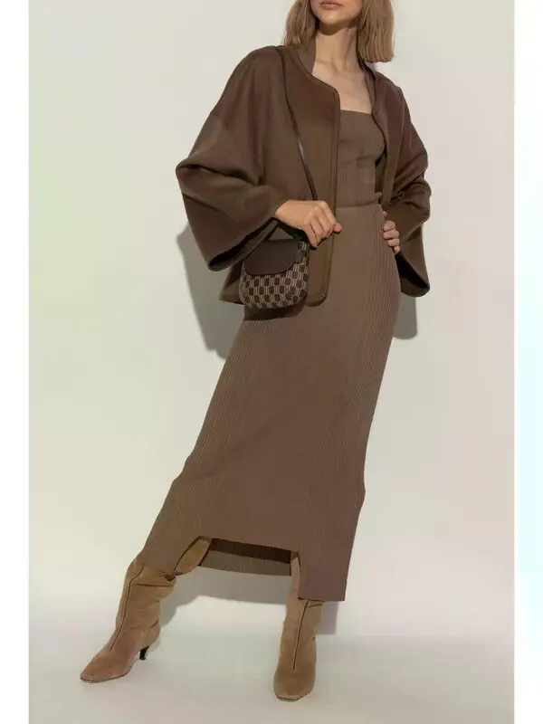 BY MALENE BIRGER Ribbed Knit Midi Skirt