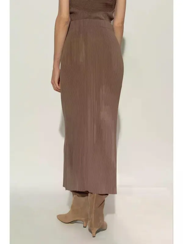 BY MALENE BIRGER Ribbed Knit Midi Skirt