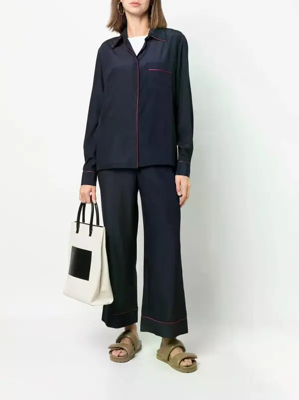 P.a.r.o.s.h Seam-detail Button-up Shirt