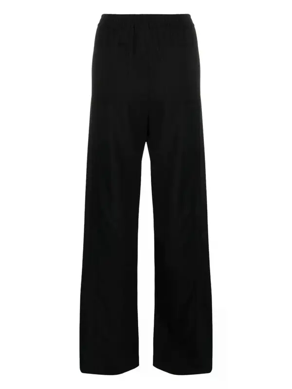 Paul Smith High-waisted Wide-leg Trousers - Black