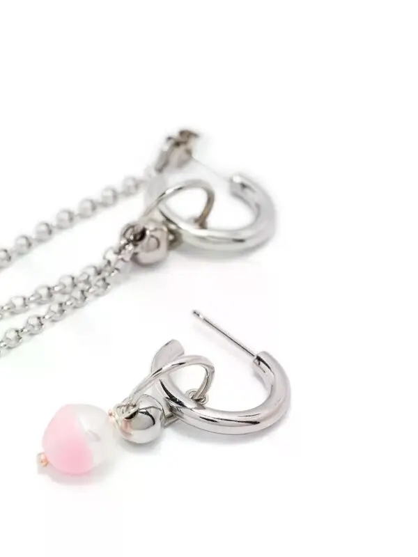 JUSTINE CLENQUET Nikki Drop Earrings - Silver
