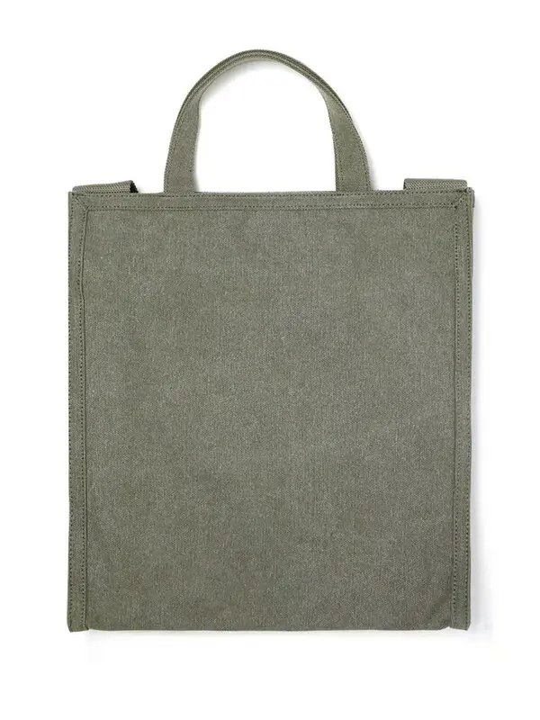 A.p.c. Logo Print Tote Bag - Green