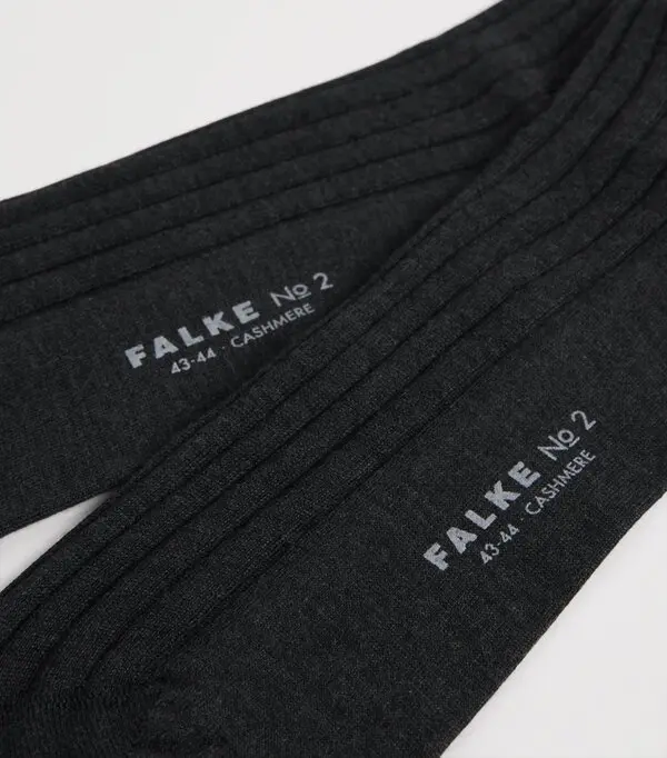 Falke Cashmere Blend No. 2 Crew Socks - Grey