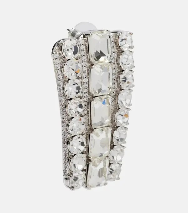 SELF-PORTRAIT Crystal-embellished Drop Earrings