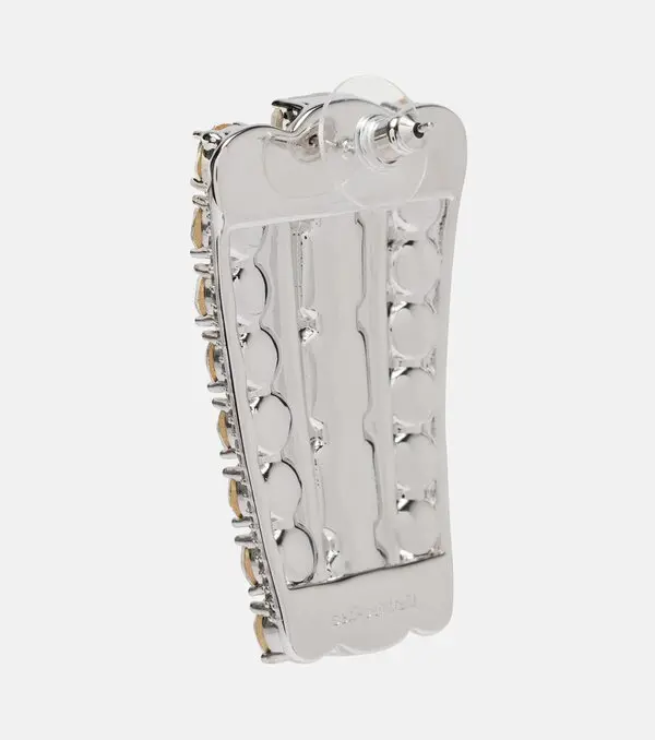 SELF-PORTRAIT Crystal-embellished Drop Earrings