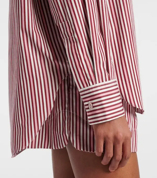 Faithfull The Brand En Vau Striped Cotton Shirt