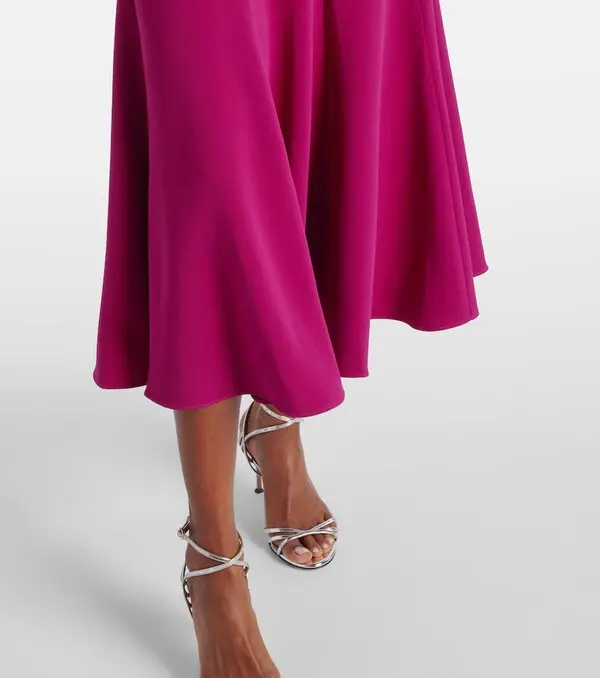 Roland Mouret Embellished Cady Midi Dress