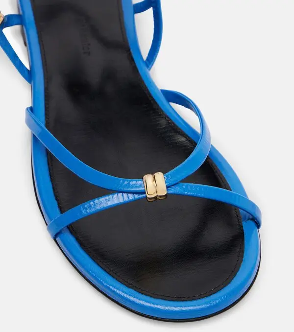 Proenza Schouler Azure Leather Lace-up Sandals