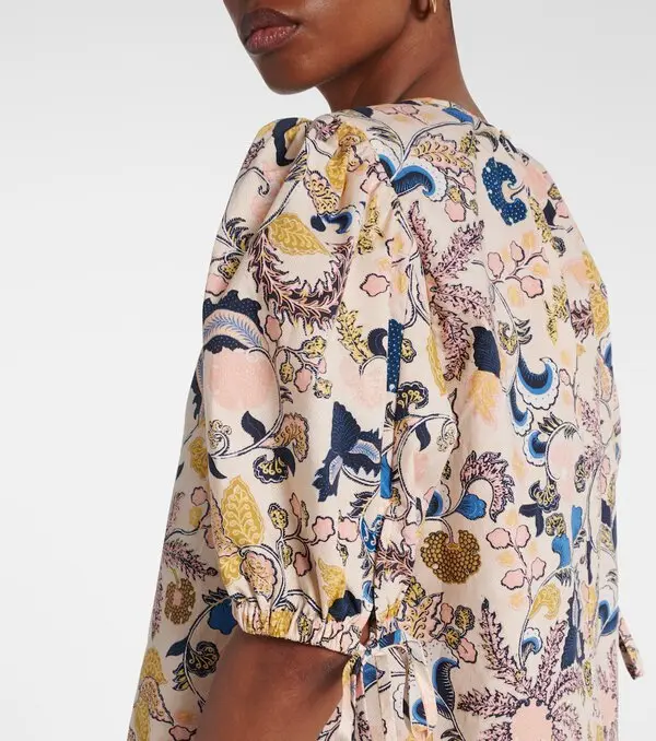 Ulla Johnson Coralie Floral Cotton Blouse