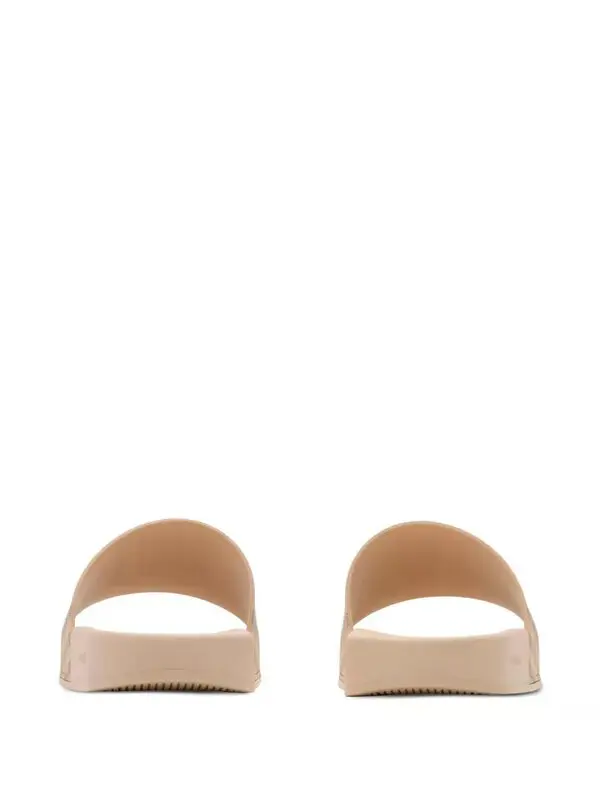 Burberry Check Print Slides - Neutrals