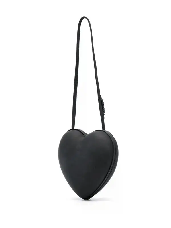 Moschino Heart-shaped Shoulder Bag - Black