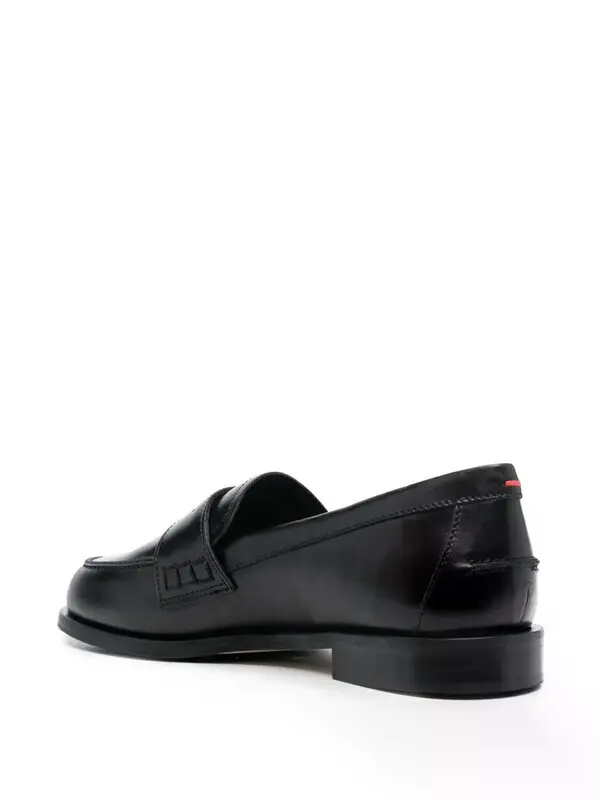 AeydĒ Oscar Penny-slot Leather Loafers