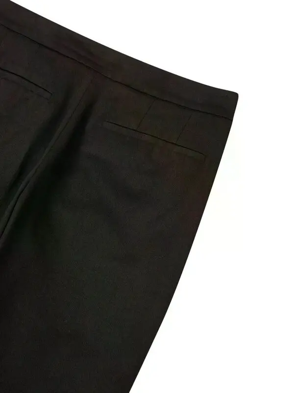 STUDIO TOMBOY Pressed-crease Palazzo Trousers - Black