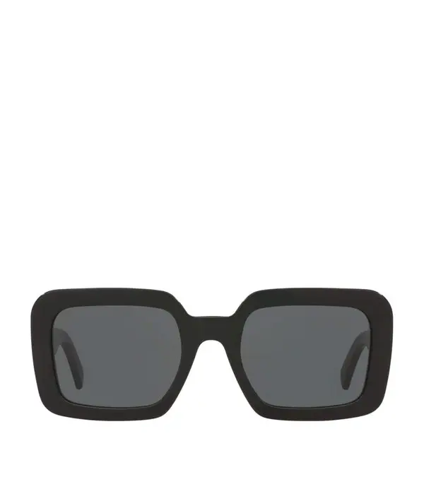 Celine Oversized Square Triomphe Sunglasses - Black