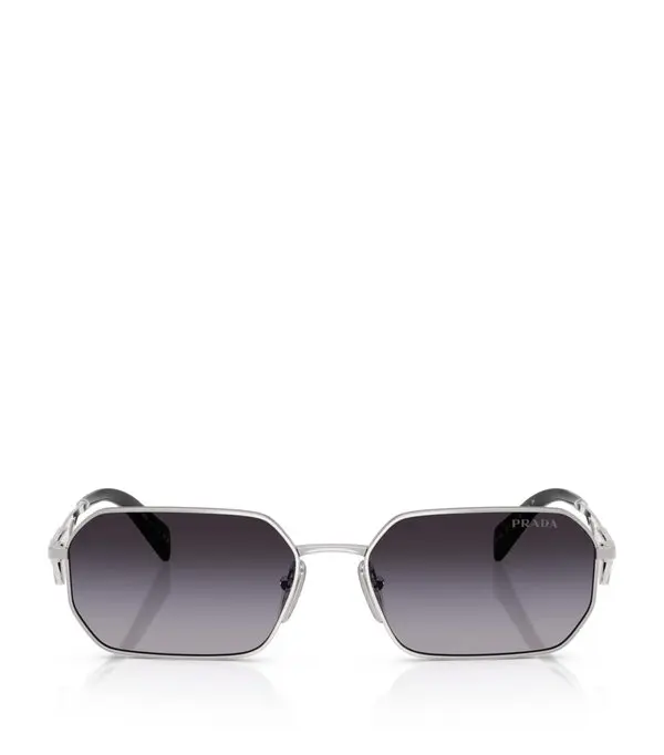 Prada Steel Pr A51s Sunglasses - Silver