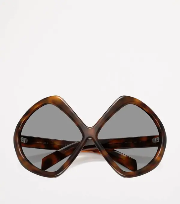 Prada Acetate Pr B21s Sunglasses - Brown