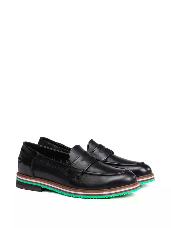 Lloyd Name' Leather Penny Loafers With Contrast Sole