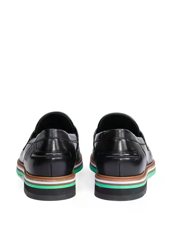 Lloyd Name' Leather Penny Loafers With Contrast Sole