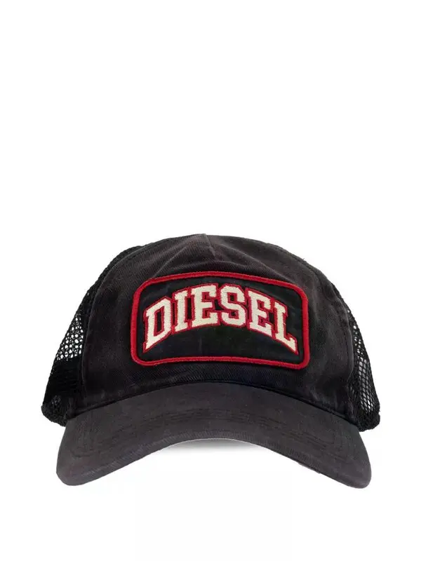 DIESEL® Meshy Panelled Cap - Black