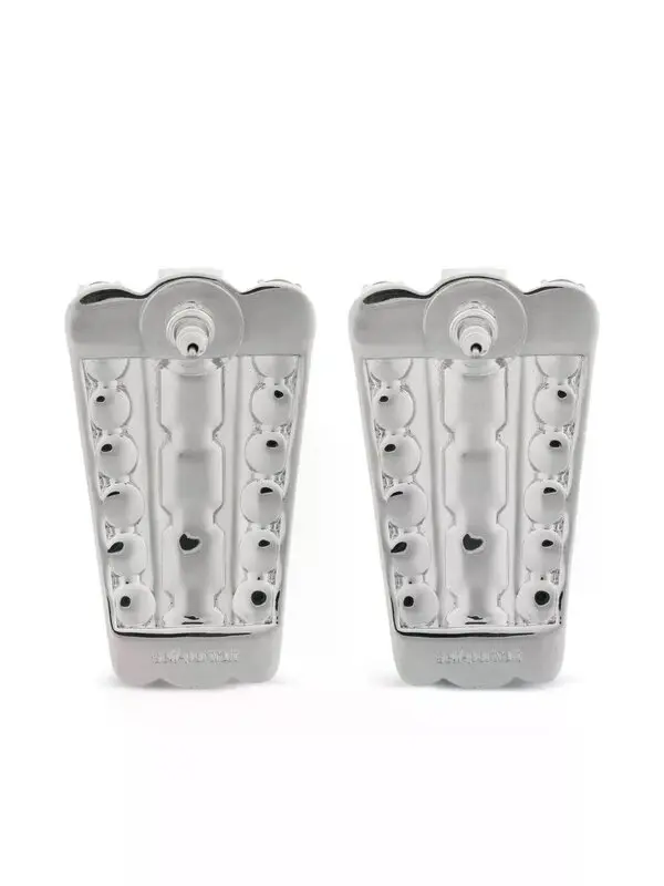 SELF-PORTRAIT Crystal Embellished Geometric Earrings
