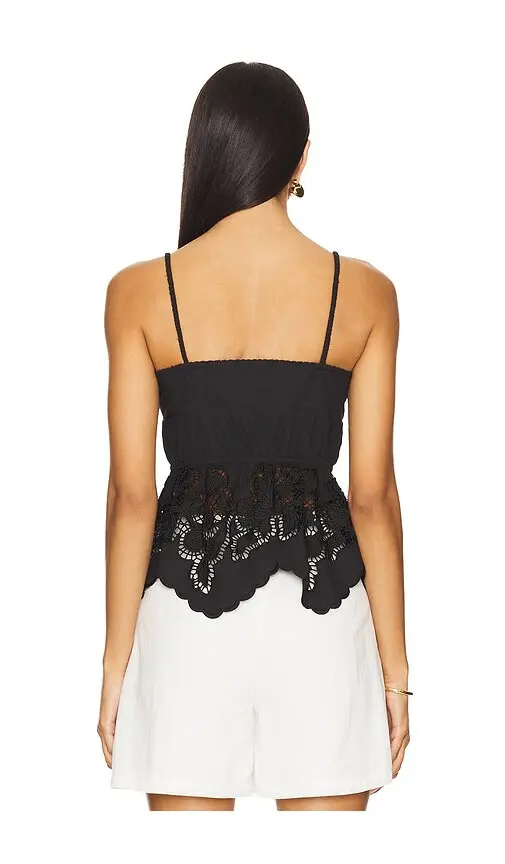 Tularosa Mina Embroidered Lace Top