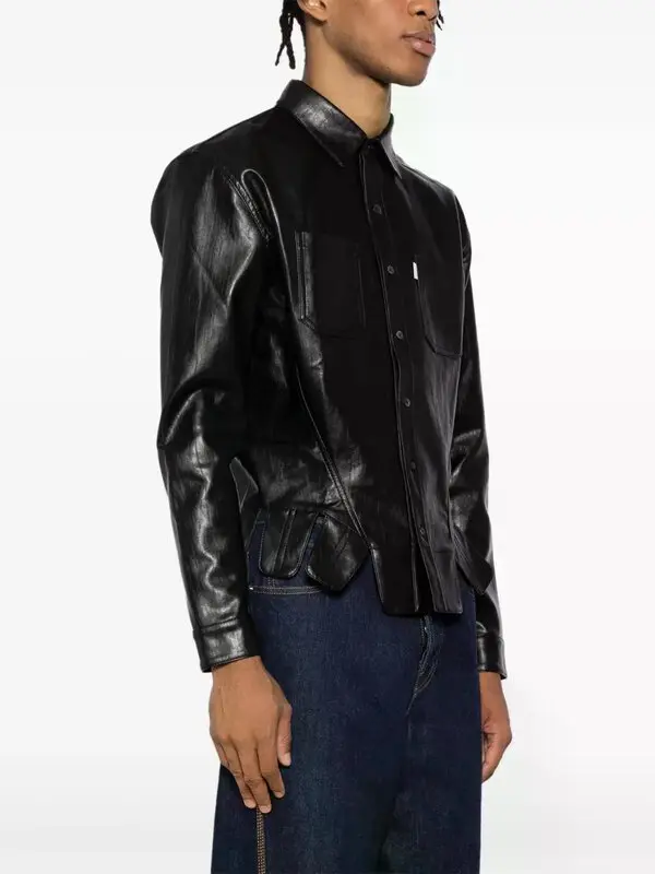 JUNTAE KIM Square Petal Corset Shirt