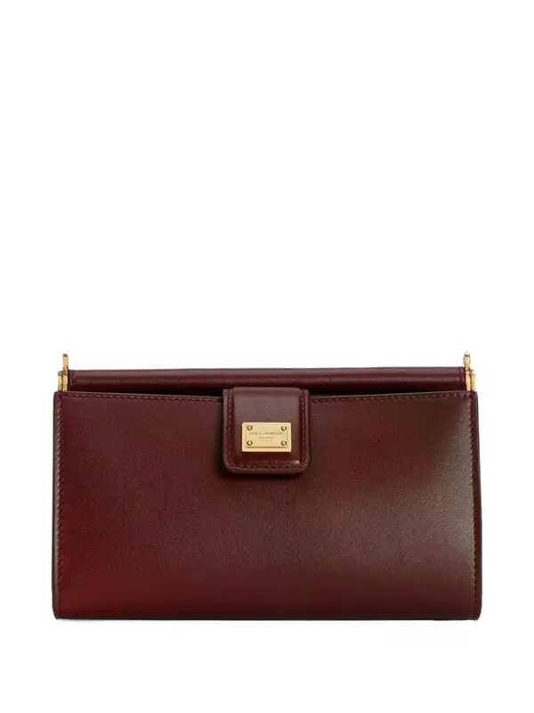 Dolce & Gabbana Leather Shoulder Bag - Red