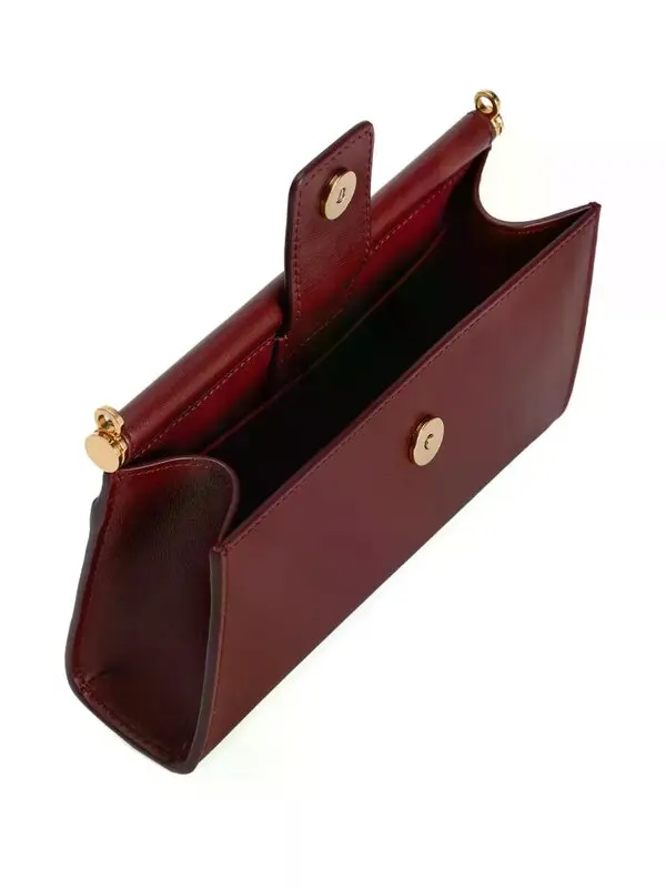 Dolce & Gabbana Plongé Calfskin Shoulder Bag With Monogalvanic Plate