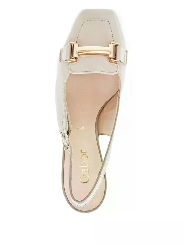 Gabor 70mm Jaconet Slingback Block Heel Pumps