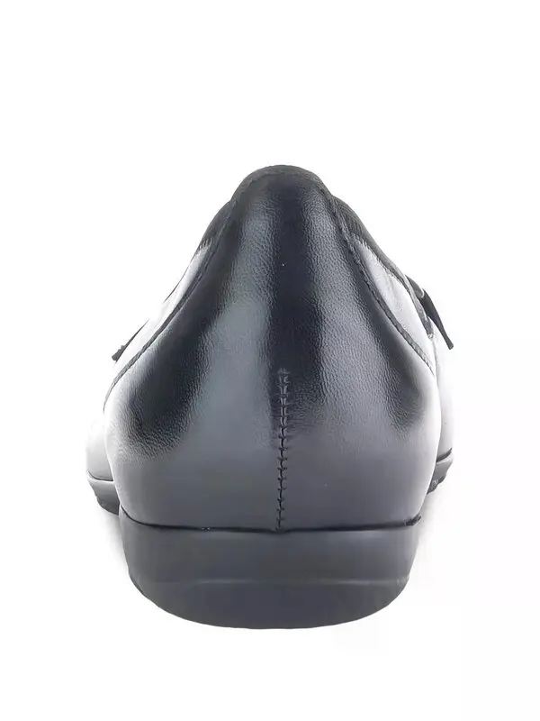Gabor Buckle Detail Ballet Flats - Black