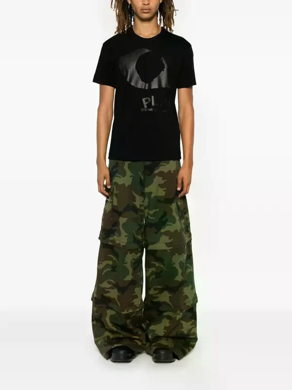 Play Comme Des Garcon Eye-print T-shirt