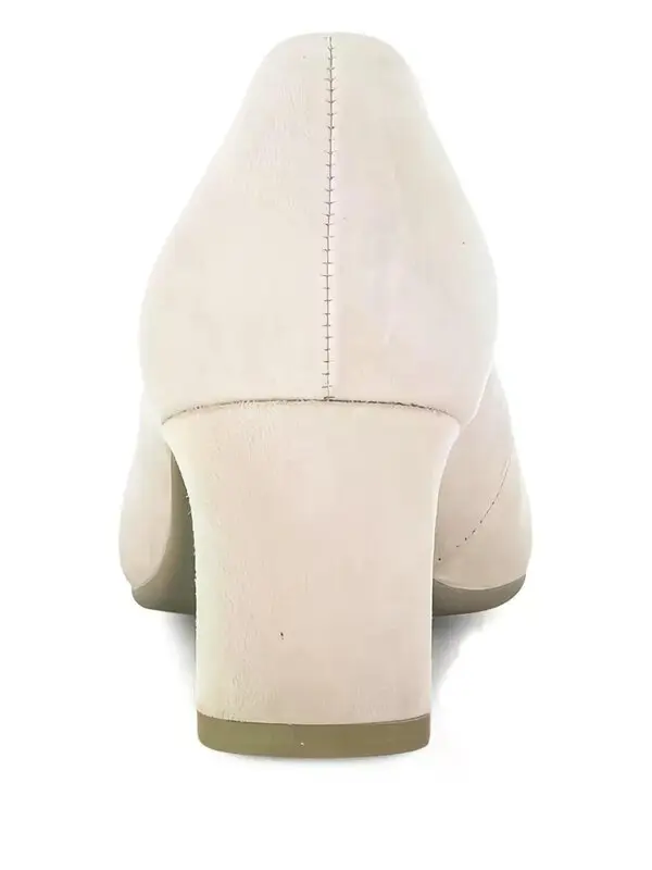 Gabor Chain-embellished Block Heel Pumps - Neutrals
