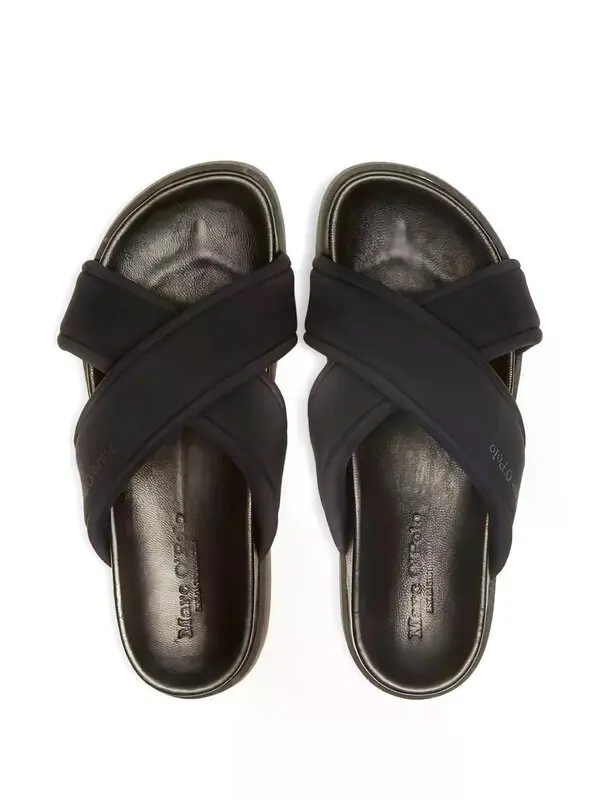 Marc O'polo Crossed-strap Padded Slides